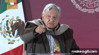 AMLO dice: "Fuchi, caca". on Make a GIF