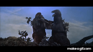King Kong vs Godzilla - Tree Scene on Make a GIF