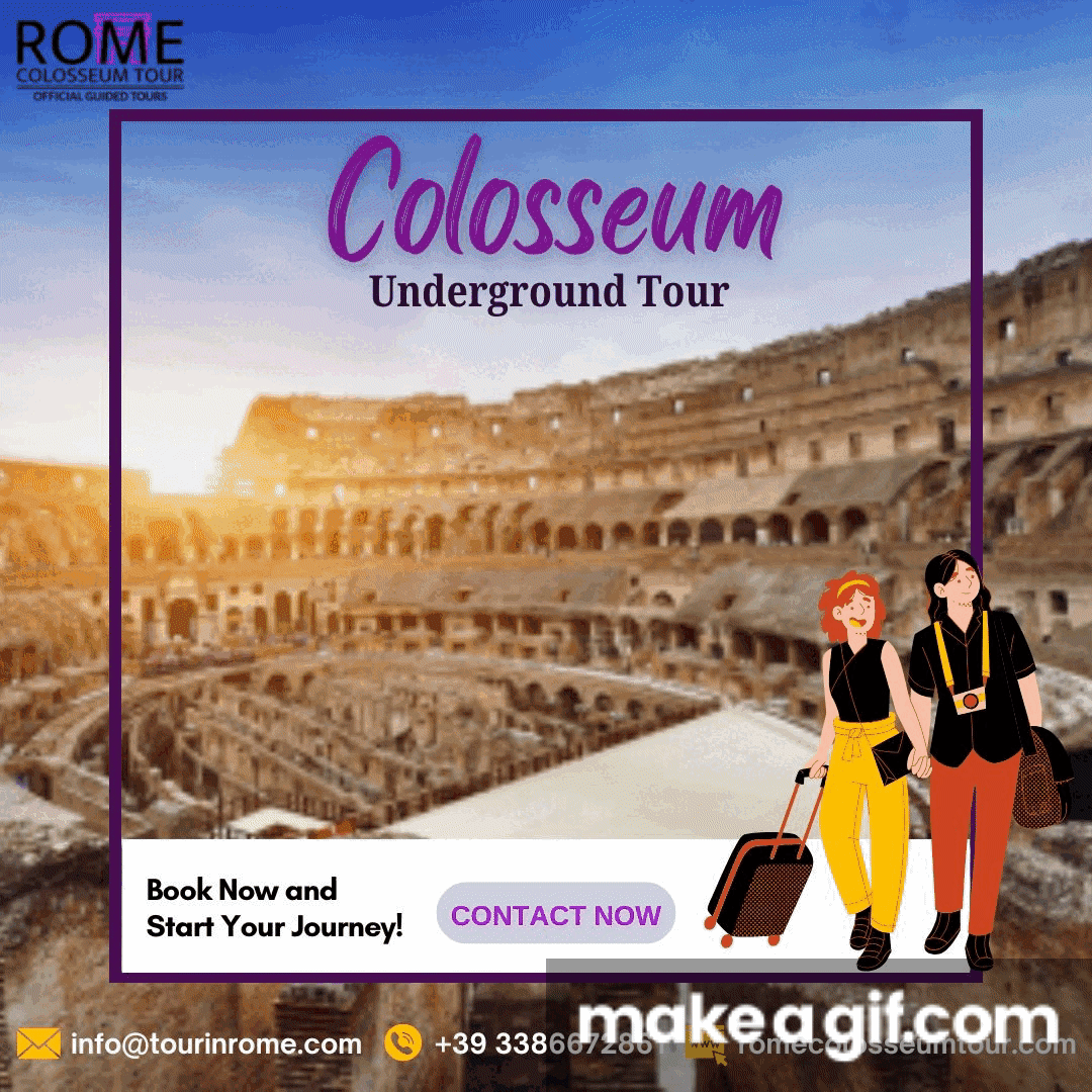 Colosseum Underground Tour on Make a GIF
