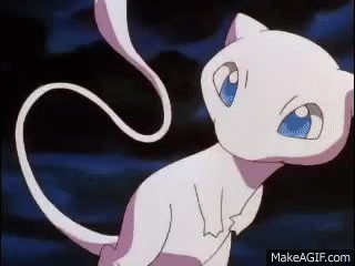 Mew giggles at your insolence on Make a GIF