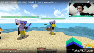 Minecraft Boat Parkour on Make a GIF