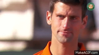 Huge standing ovation for 2015 French Open runner-up Novak Djokovic on ...