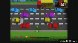 Frogger Avoid cars! on Make a GIF