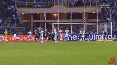 Gol de Victor Ferraz santos 1x0 Botafogo on Make a GIF