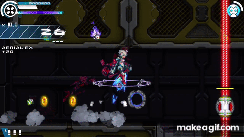 Gunvolt Chronicles: Luminous Avenger iX - Official Trailer on Make a GIF