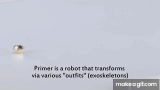 Origami Robot with Exoskeletons on Make a GIF
