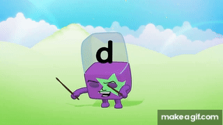 Learn letter "d" with the Alphablocks Magic Words | CBeebies on Make a GIF