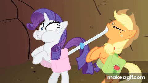 MLP FIM Season 1 Episode 21 - Over a Barrel on Make a GIF