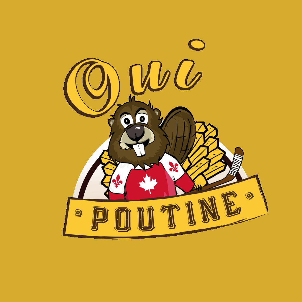 Oui Poutine Beaver on Make a GIF