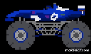 Monster Formula One Car on Make a GIF