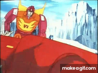 Transformers Headmasters - Soundwave and Broadcast duel on Make a GIF