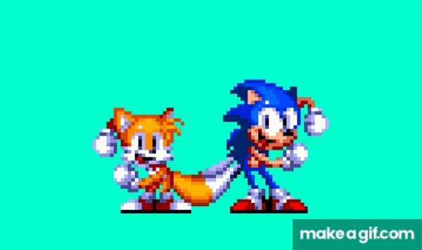 Sonic & Tails Dancing on Make a GIF