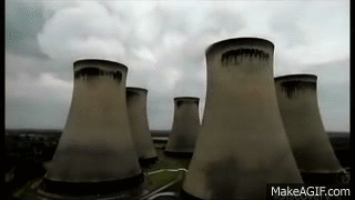 Coal Fired Power Plant - England on Make a GIF