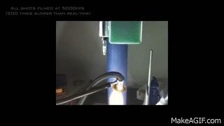 Droplet Collisions at 5000fps - The Slow Mo Guys on Make a GIF