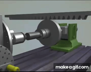 Gear Shaping and Hobbing on Make a GIF