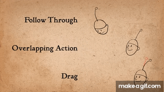 5. Follow Through & Overlapping Action - 12 Principles of Animation on ...