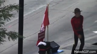 Only In Canada - The Dancing Mountie on Make a GIF