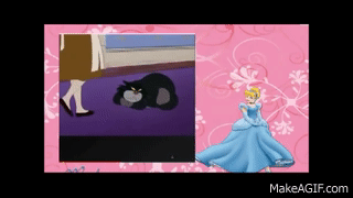 Cinderella tapping her foot on Make a GIF