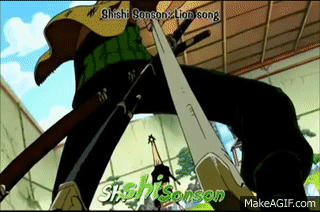 Roronoa Zoro - All Attacks & Techniques on Make a GIF