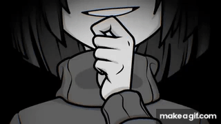 CARBON // UNDERTALE AU Chara Smile on Make a GIF