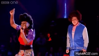Someone is too excited BACK there... on Make a GIF