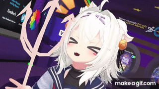 Filian loses her mind in VRChat! on Make a GIF