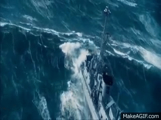 Angry sea - The Perfect storm in reality on Make a GIF