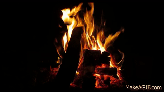 Virtual Bonfire with Crackling Fire Sounds (Full HD) on Make a GIF