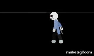 murder sans vs sudden changes sans|pivot animator on Make a GIF