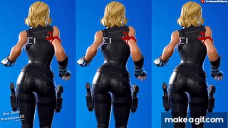 Fortnite Party Hips Emote With OG Black Widow Skin Thicc 🍑😘😜😍🔥 on Make ...