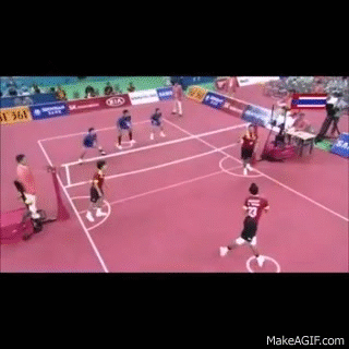 The best TEKONG sepak takraw in the world 2015 on Make a GIF