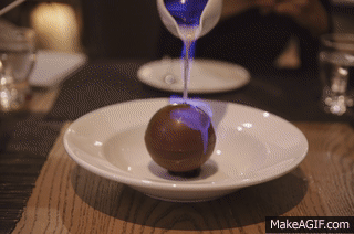 Chocolate Sphere from Panjab Grilled on Make a GIF