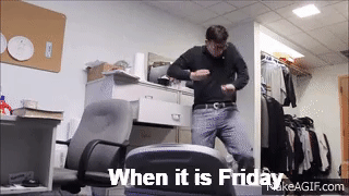 Friday Office Gif