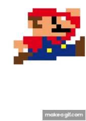 Mario let’s a go! on Make a GIF