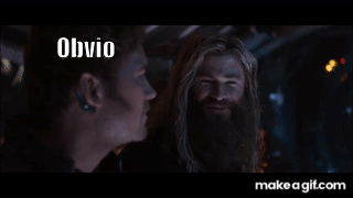 Obvio obvio obvio | Thor on Make a GIF
