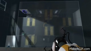 Portal 2 Coop Gameplay on Make a GIF