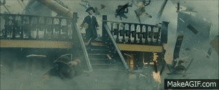 Pirates of the caribbean - Sinking of HMS Endeavour & Cutler Beckett's ...