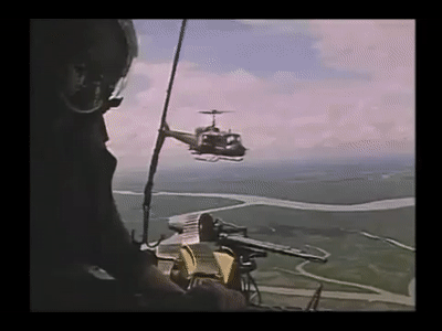 Vietnam war music video door gunner on Make a GIF