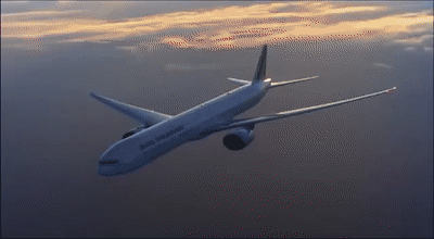 Le Boeing 777-300ER d'Air France on Make a GIF