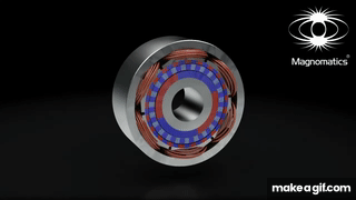 MAGNOMATICS' MAGNETIC GEAR AND PDD® MOTOR/GENERATOR on Make a GIF