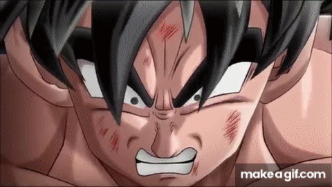 DBZ Fan Animation: SSJ Goku on Make a GIF