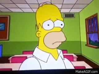 Homero Simpson llora con el final de Dragon Ball GT on Make a GIF