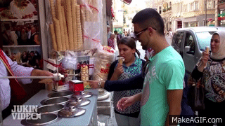 Scream for Ice Cream | Turkish Ice Cream Man Trolls Customers on Make a GIF