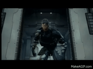 MGS4: Going Through The Oven Hallway on Make a GIF