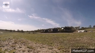 Ultra Powerful M1 Abrams 120mm Smoothbore Cannon in Action on Make a GIF