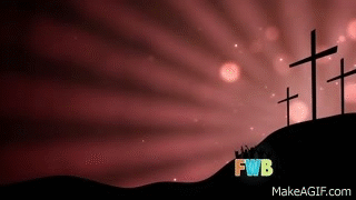 Free Religious Symbols Worship Background "Three Crosses" on Make a GIF