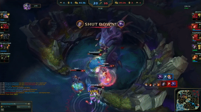Epic 1 VS 5 - Teemo 1 VS 5 Pentakill - League Of Legends on Make a GIF