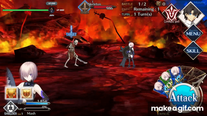 Fate/Grand Order - Singularity Point F - Fuyuki - Full [NA] on Make a GIF