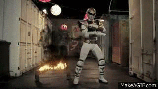 White Tiger Ranger on Make a GIF
