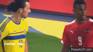 Zlatan Ibrahimovic | Angry Moments | The Bad Boy on Make a GIF
